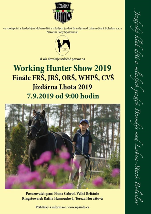 Working Hunter Show 2019 - Jízdárna Lhota :: SCHSHP